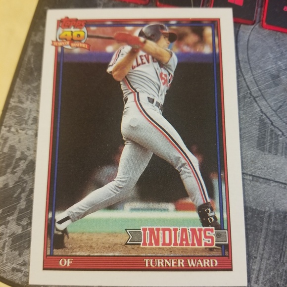 Topps | Other | Turner Ward 555 991 Topps Baseball Card | Poshmark
